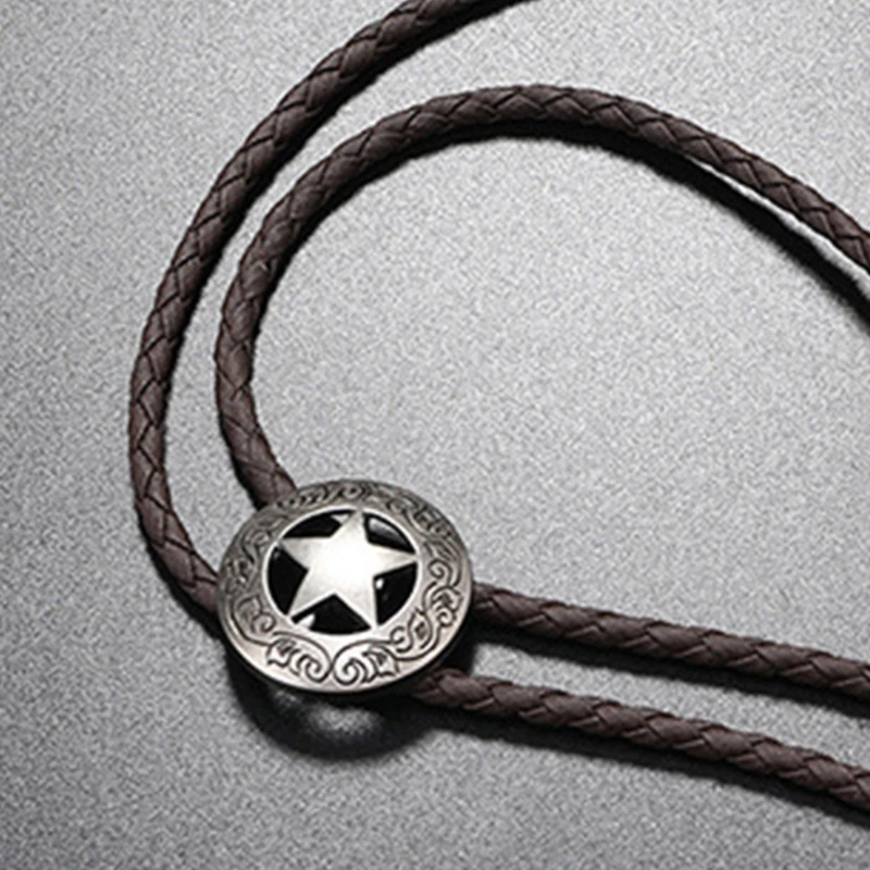 New Texas Republic Braided Star Bolo Tie