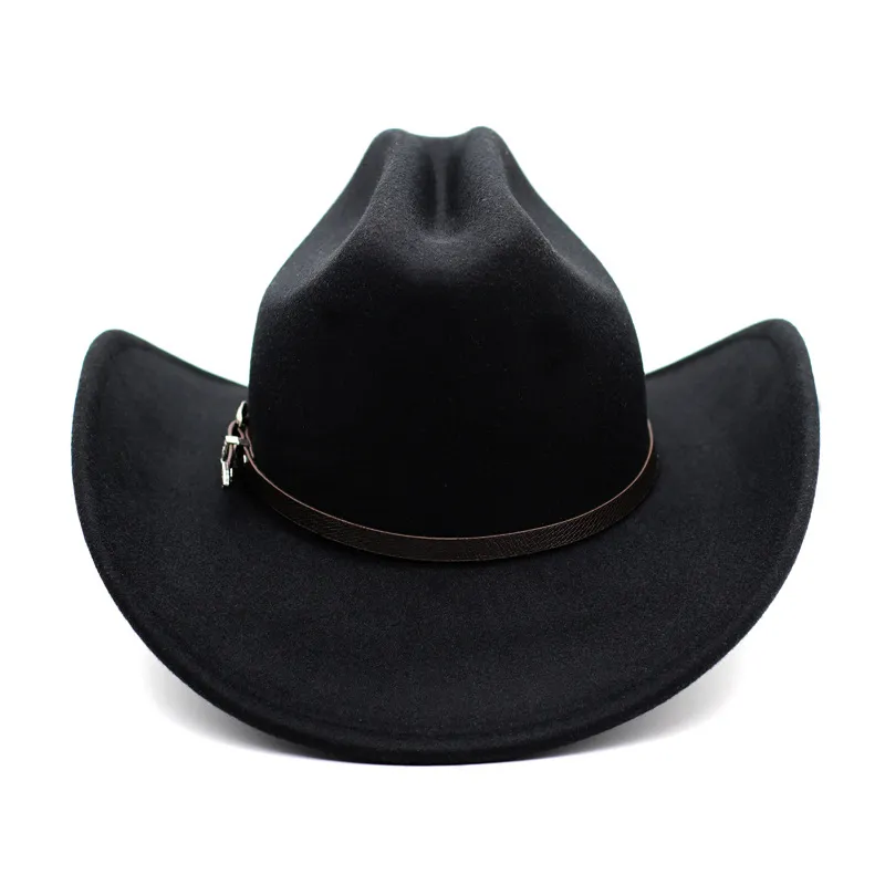 New Texas Republic Western Cowboy Leather Wide Brim Hat - New Texas ...